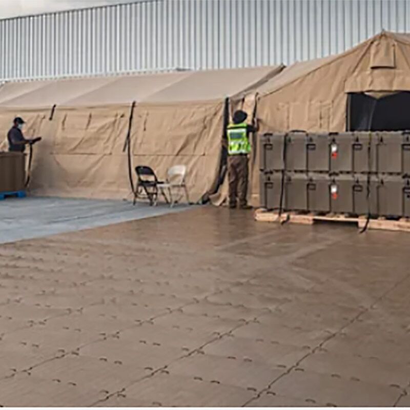 Temporary Military Tent Flooring